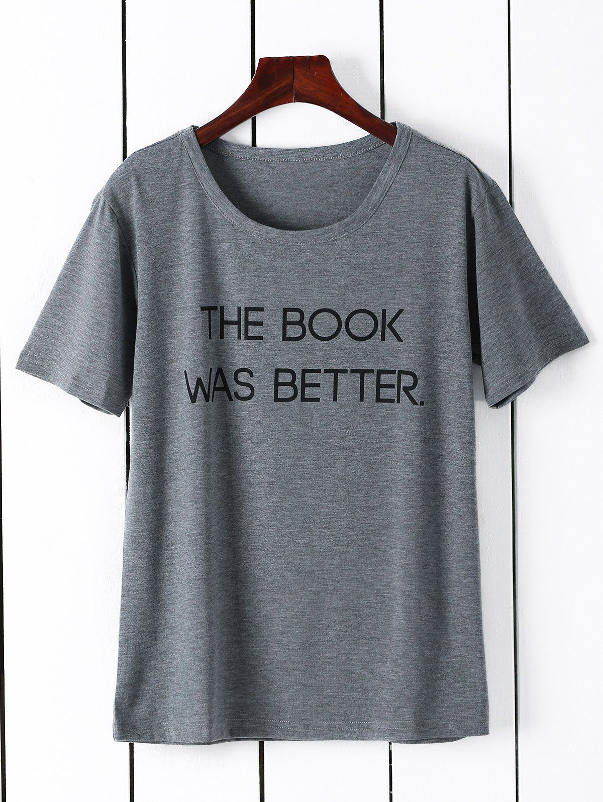 [43 Off] Short Sleeve Letter Print Tee Rosegal