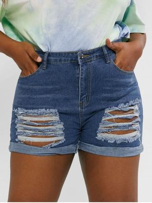 Plus Size Shorts | Women's Plus Size Jogger & Denim Shorts Cheap Sale