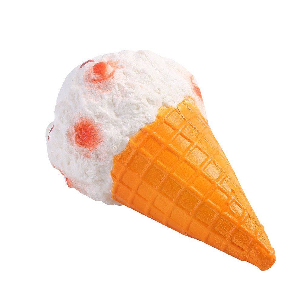 [44% OFF] Squishy Cute Ice Cream Cone Squishies Slow Rising Kawaii Cake ...