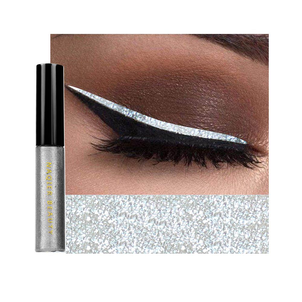 [31% OFF] NAQIER Shiny Eyeliner Pencil White Liquid Eyeliner Gel ...